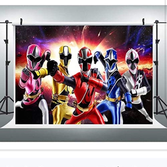 Other | Power Rangers Photo Backdrop 7x5ft Vinyl | Poshmark